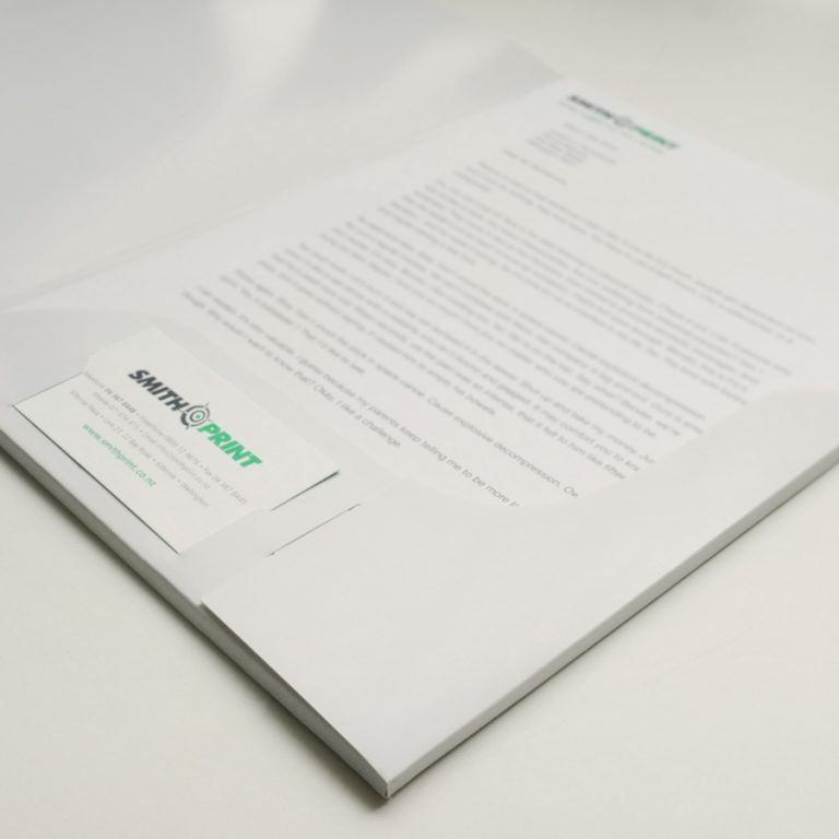 Custom Presentation Folders Made in New Zealand - Smith Print